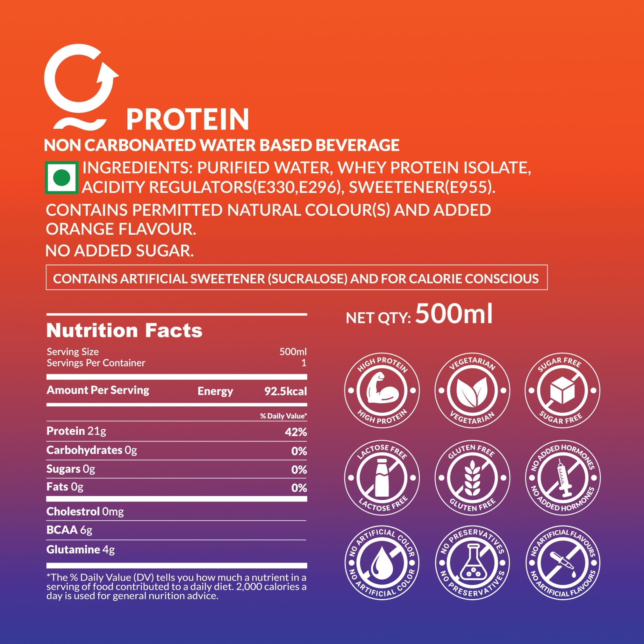 Aquatein PRO Protein Water - 21g of Protein in one serving of 500mL ...